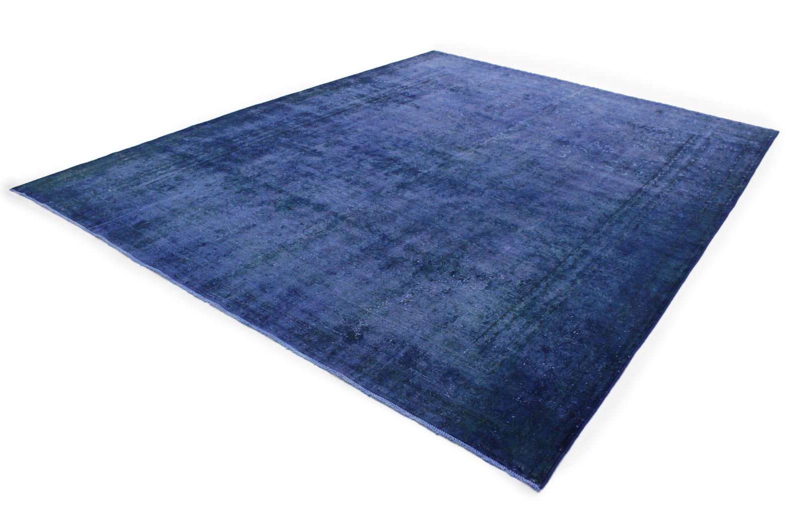 Vintage Teppich Blau in 380x300 (1001-167211) - carpetido.de