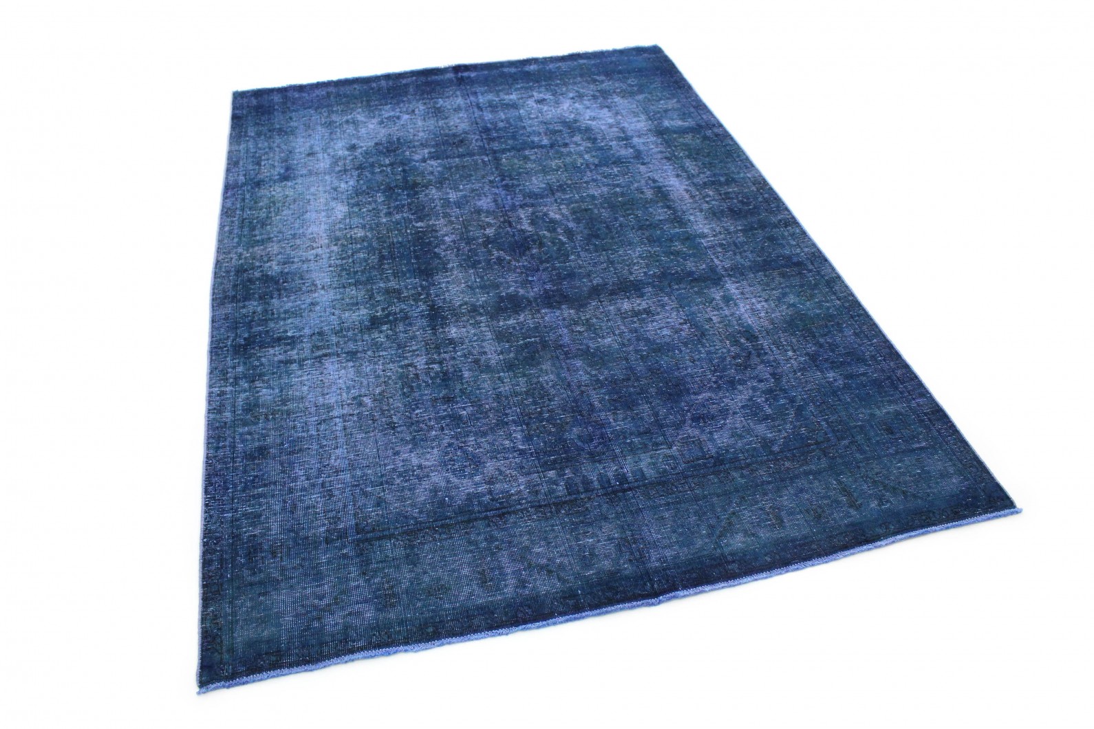 Vintage Teppich Blau in 290x200 (1001-191052) - carpetido.de