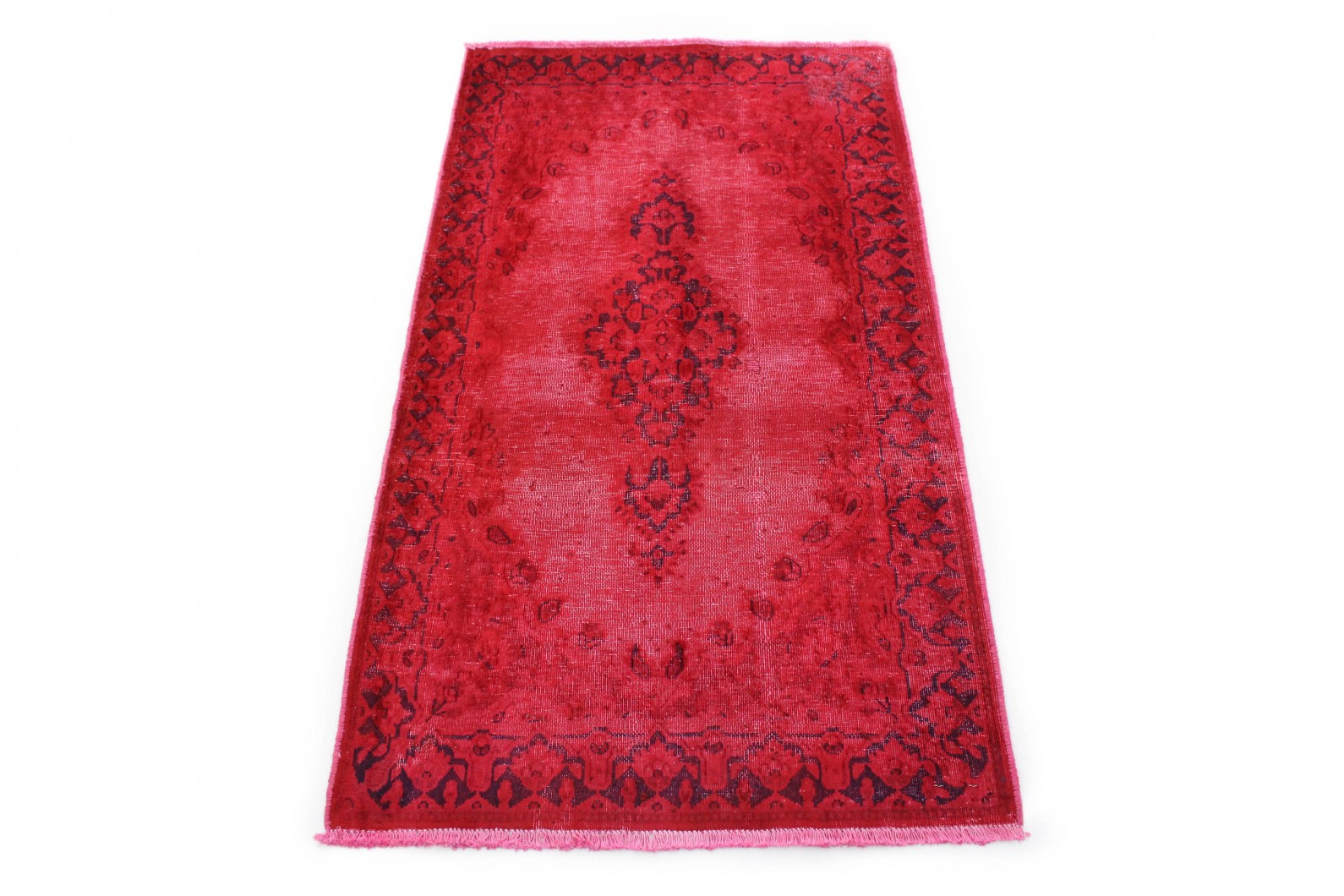 Vintage Teppich Rot in 150x90 (1001-191057) - carpetido.de