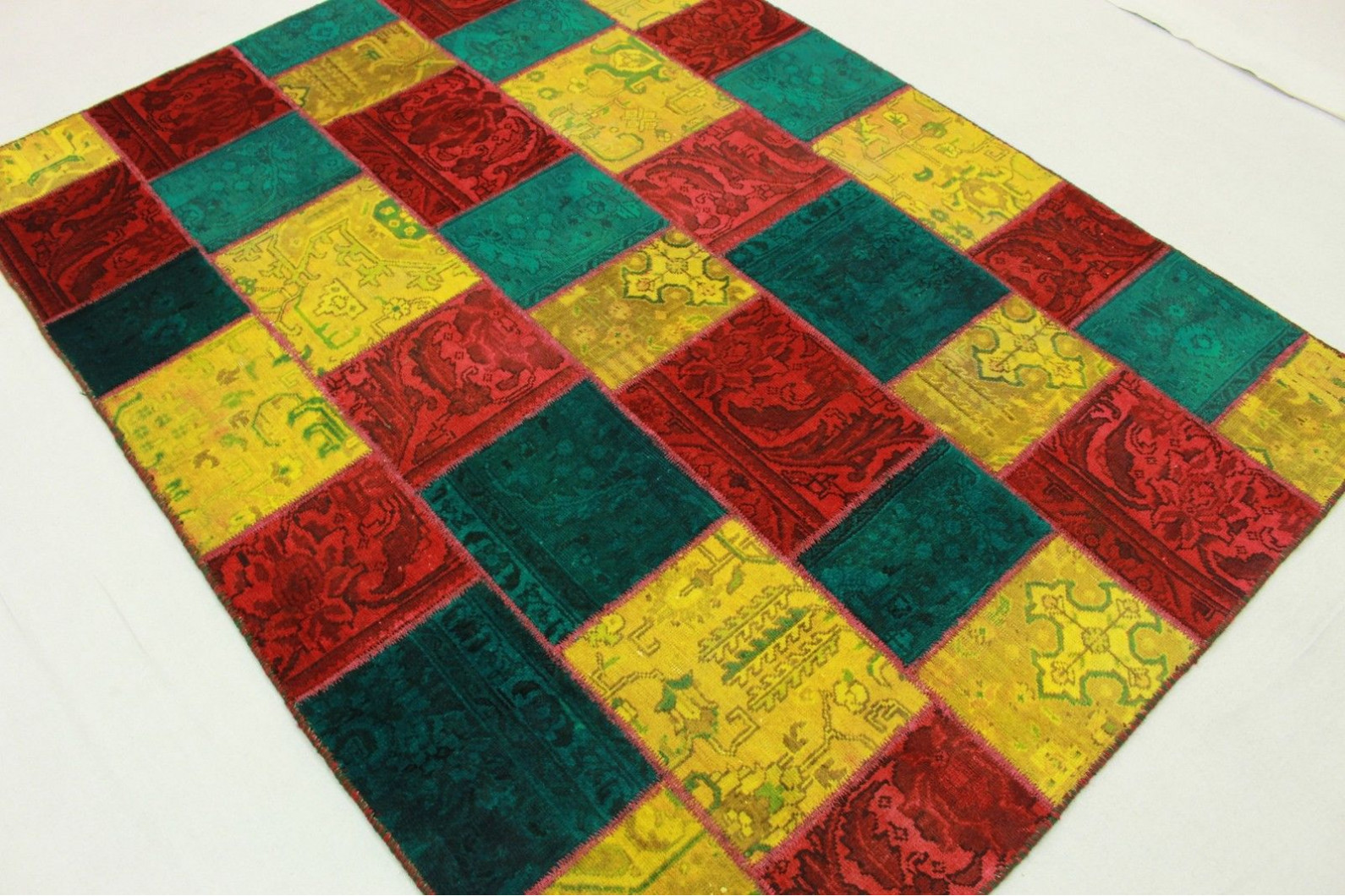 Patchwork Teppich in 200x150cm (1001-2028) - carpetido.de