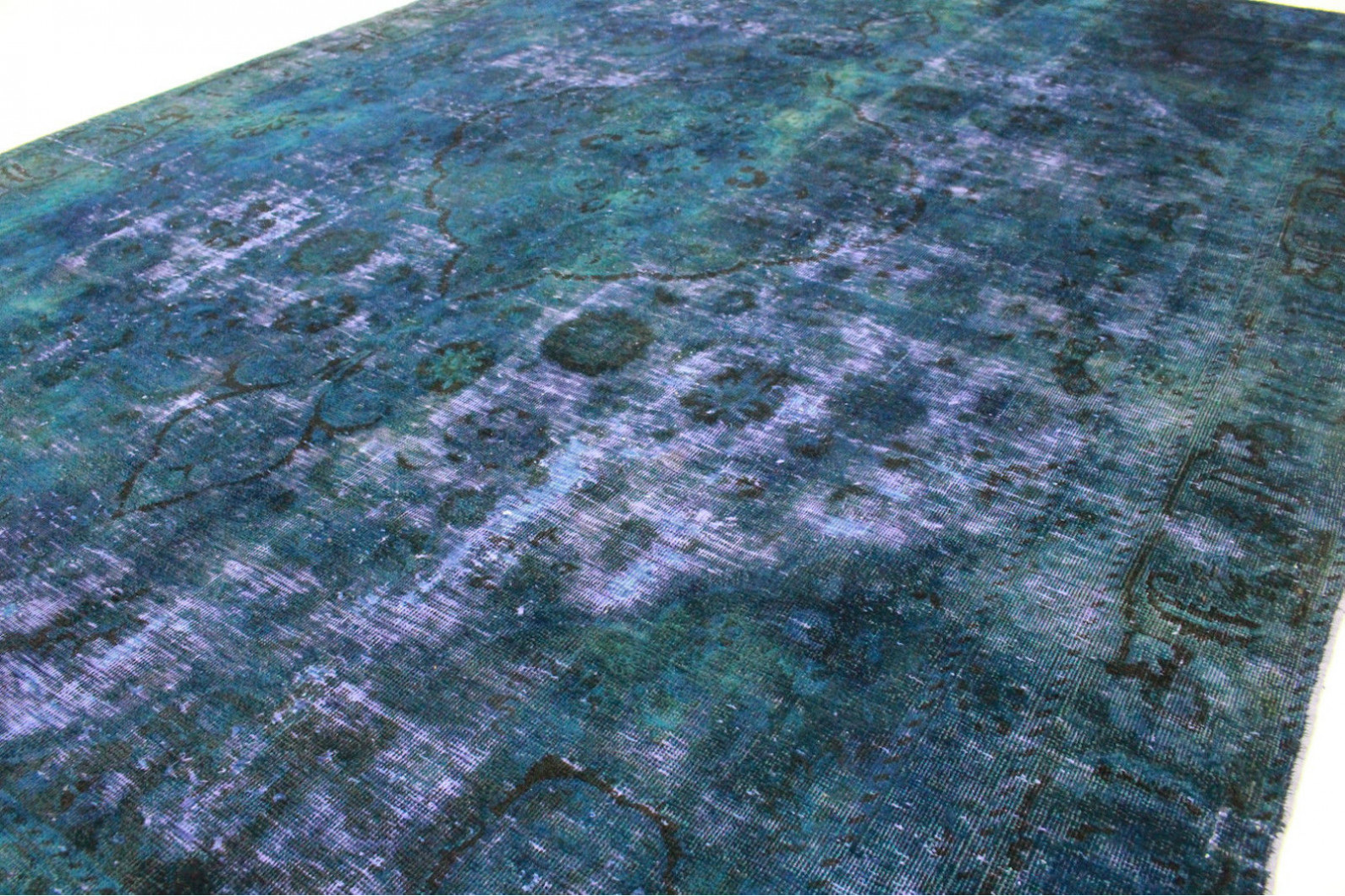 Vintage Rug Purple Turquoise in 340x230cm (1001-3428) - carpetido.de
