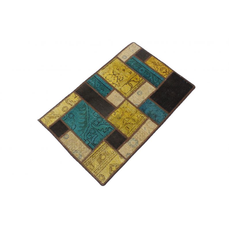 Patchwork Teppich in 90x60 (1001-3655) - carpetido.de