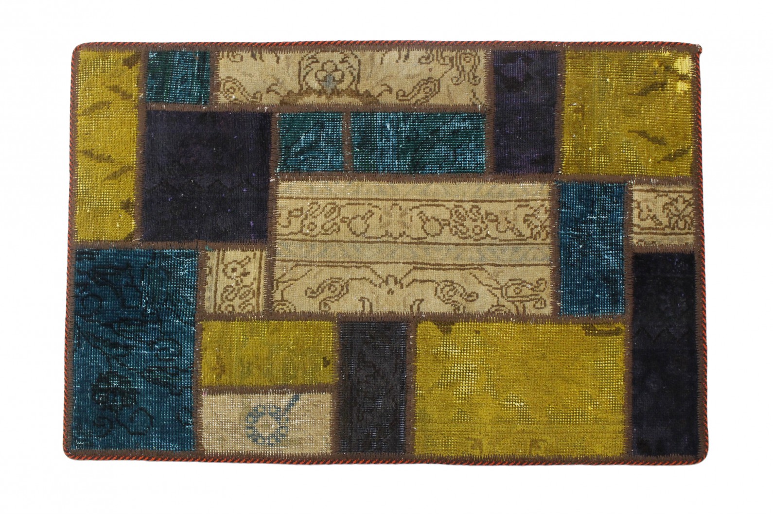 Patchwork Teppich in 90x60 (1001-3675) - carpetido.de