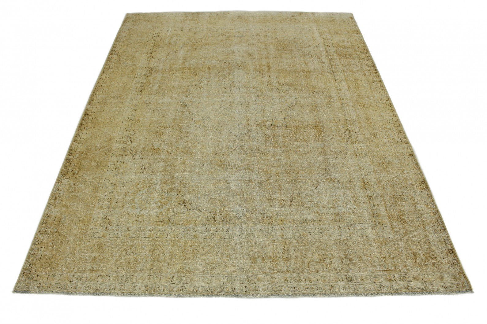 Vintage Teppich Beige in 350x270 (1001-3853) - carpetido.de