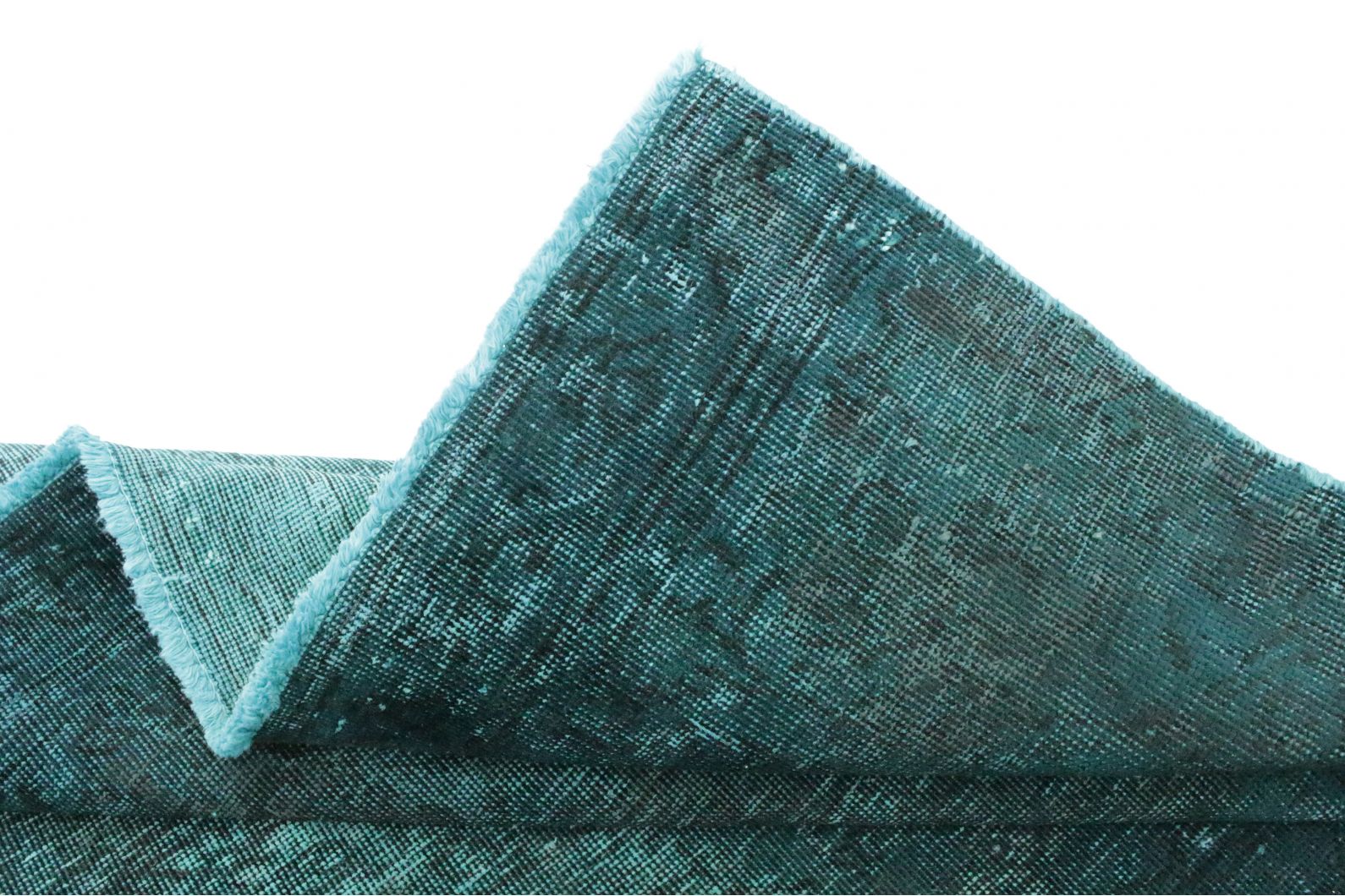 Vintage Teppich Dunkel Türkis in 390x250 (1001-9988) - carpetido.de