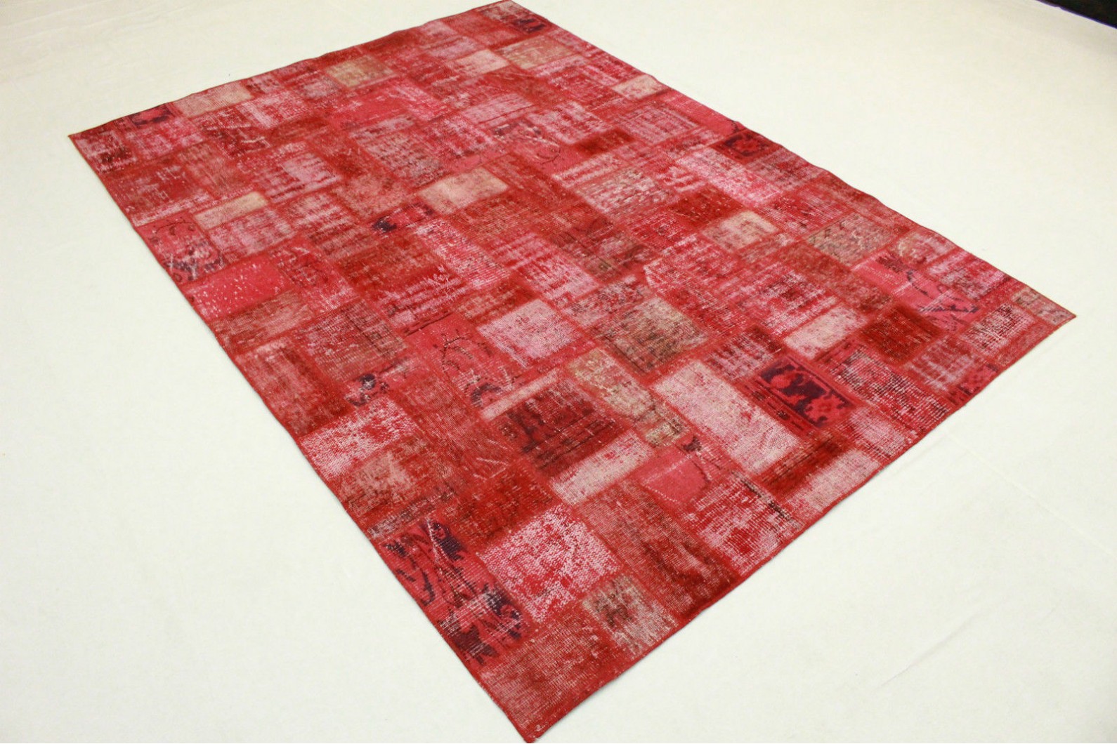 Patchwork Teppich Rot in 300x210cm (1011-7504) - carpetido.de