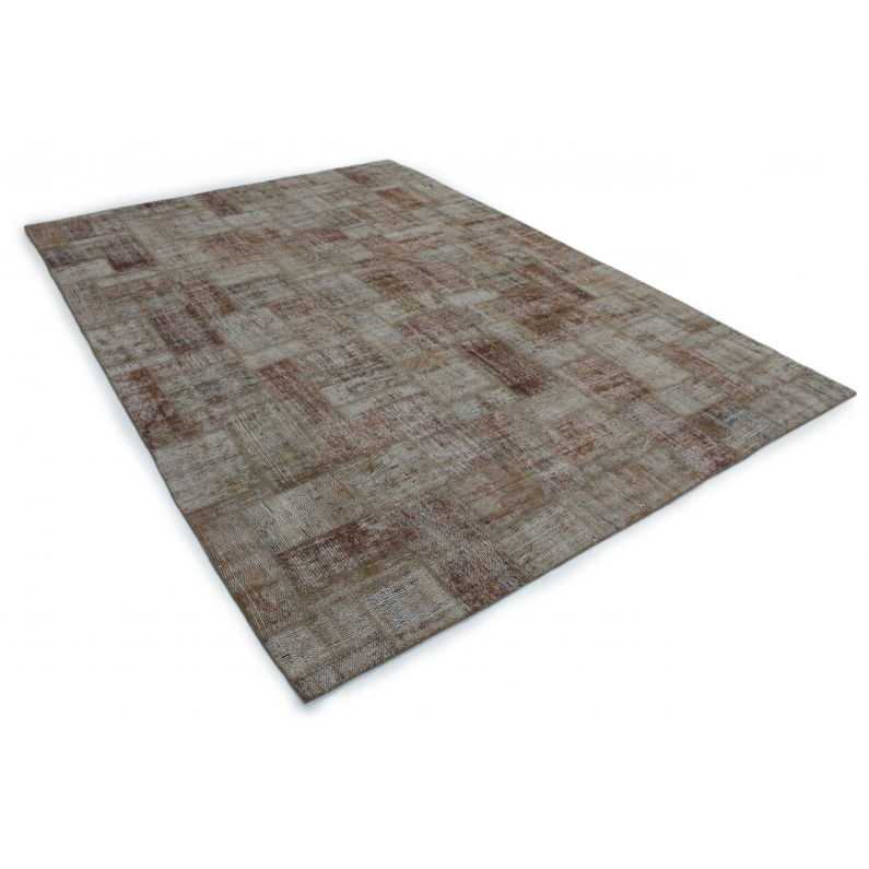 Patchwork Teppich Braun in 300x210 (1011-7559) - carpetido.de