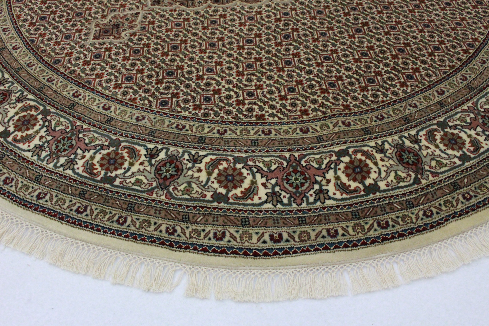 Rug Round Beige in 200x200 (5130-912) - carpetido.de