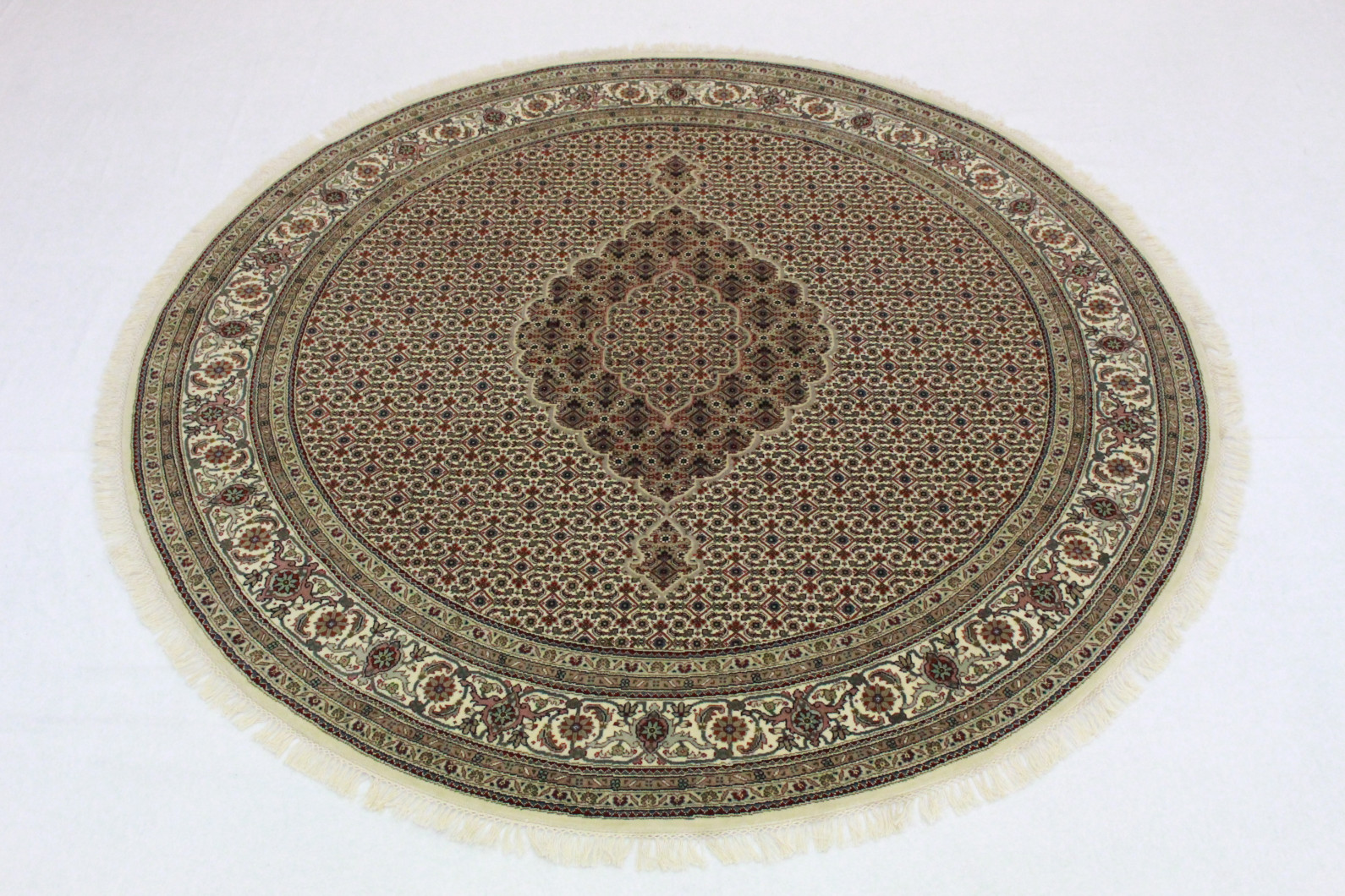 Rug Round Beige in 200x200 (5130-915) - carpetido.de