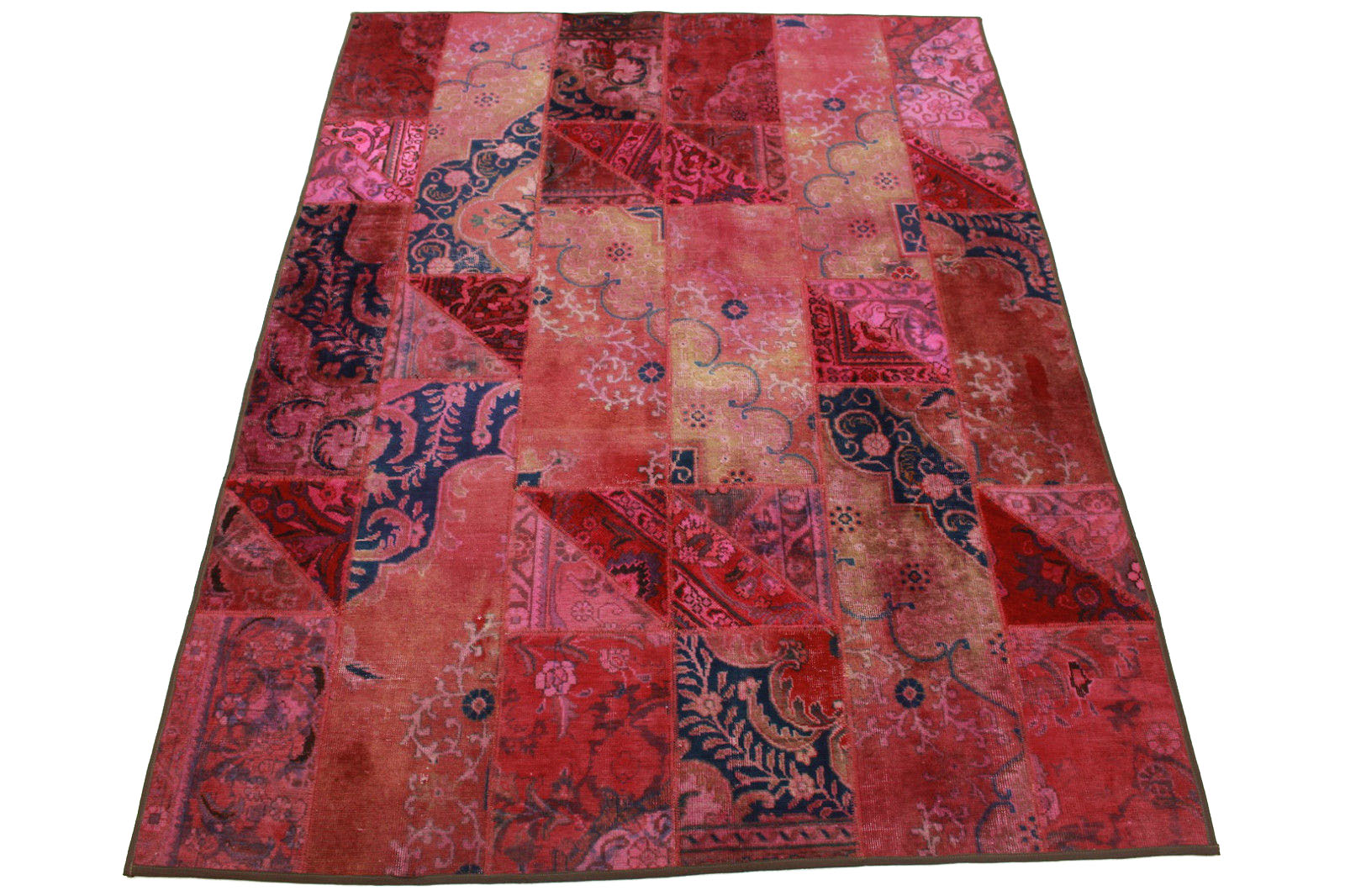 Patchwork Teppich Pink in 240x180cm (1001-1370) - carpetido.de