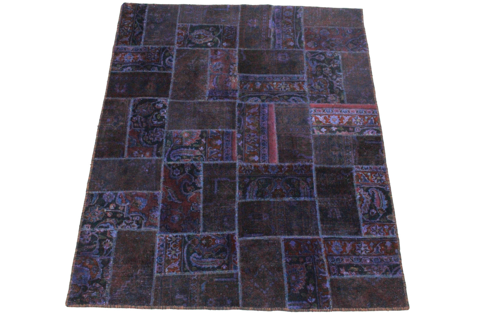 Patchwork Teppich Lila in 200x160cm (1001-1583) - carpetido.de