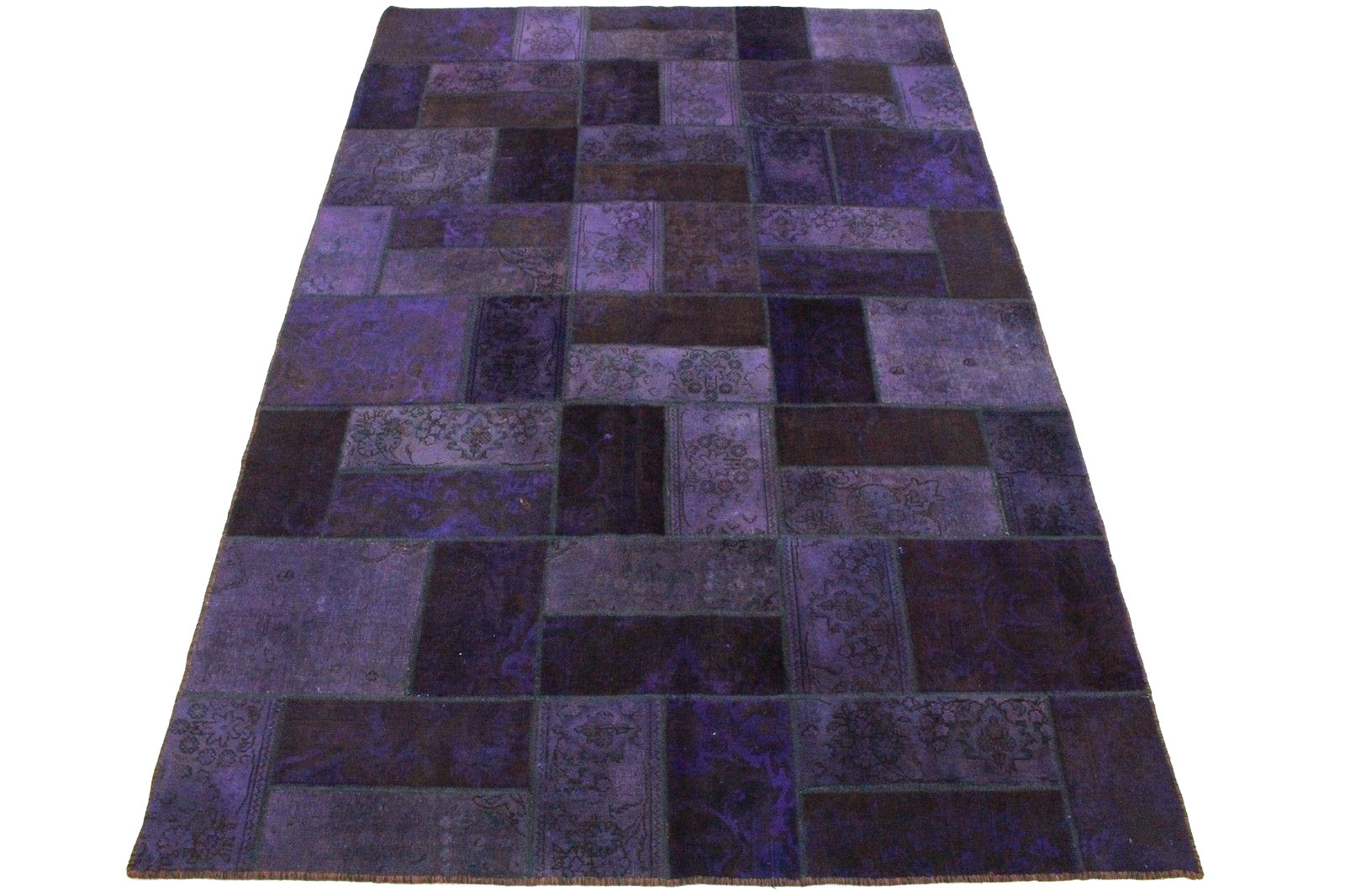 Patchwork Teppich Lila in 310x200cm (1001-1870) - carpetido.de