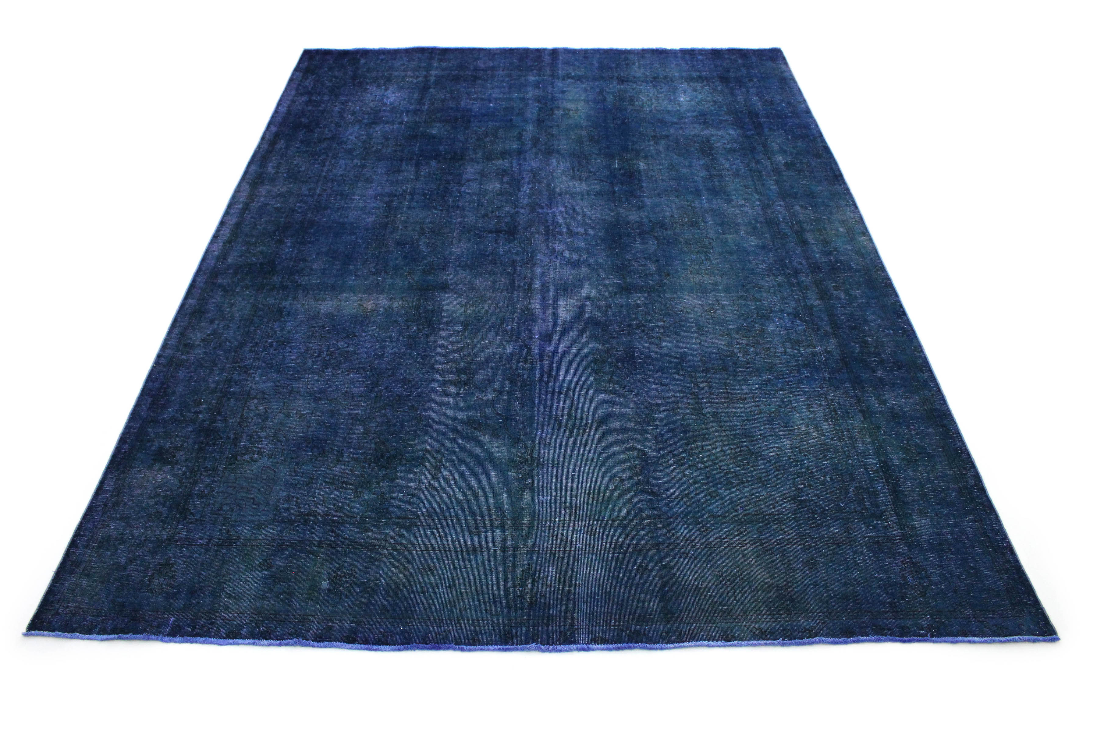 Vintage Teppich Blau in 410x310 (1001-191103) - carpetido.de