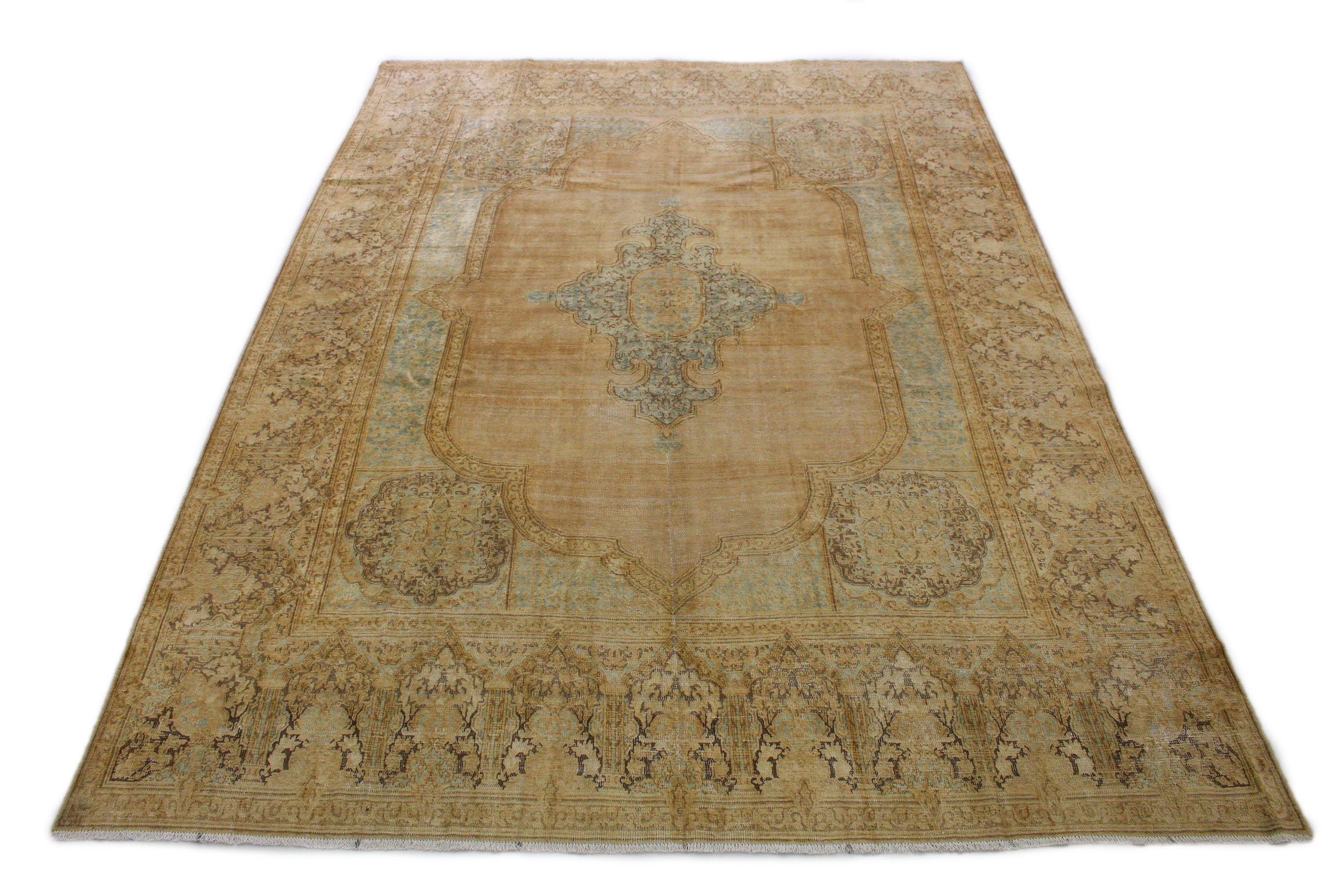 Vintage Rug Beige Gold in 420x300 (1001-191141) - carpetido.de