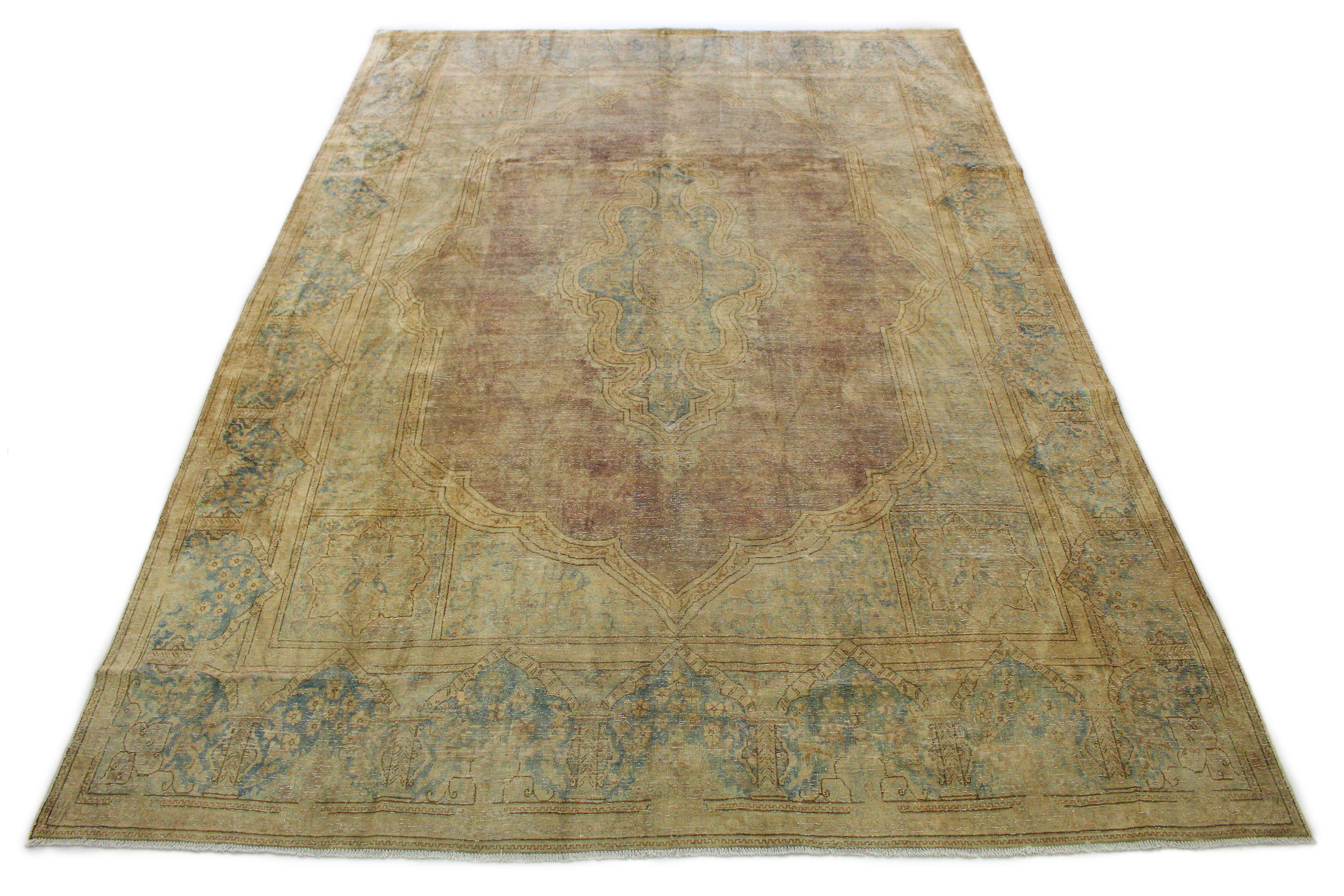 Vintage Teppich Beige in 410x300 (1001-191147) - carpetido.de