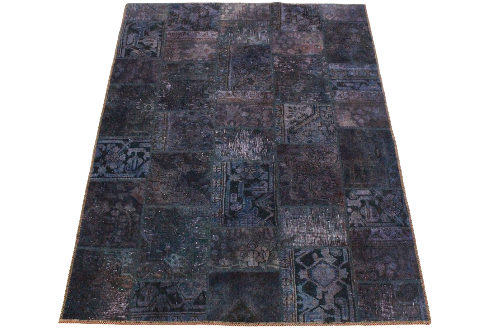 Patchwork Teppich Lila in 200x150cm (1001-2519) - carpetido.de