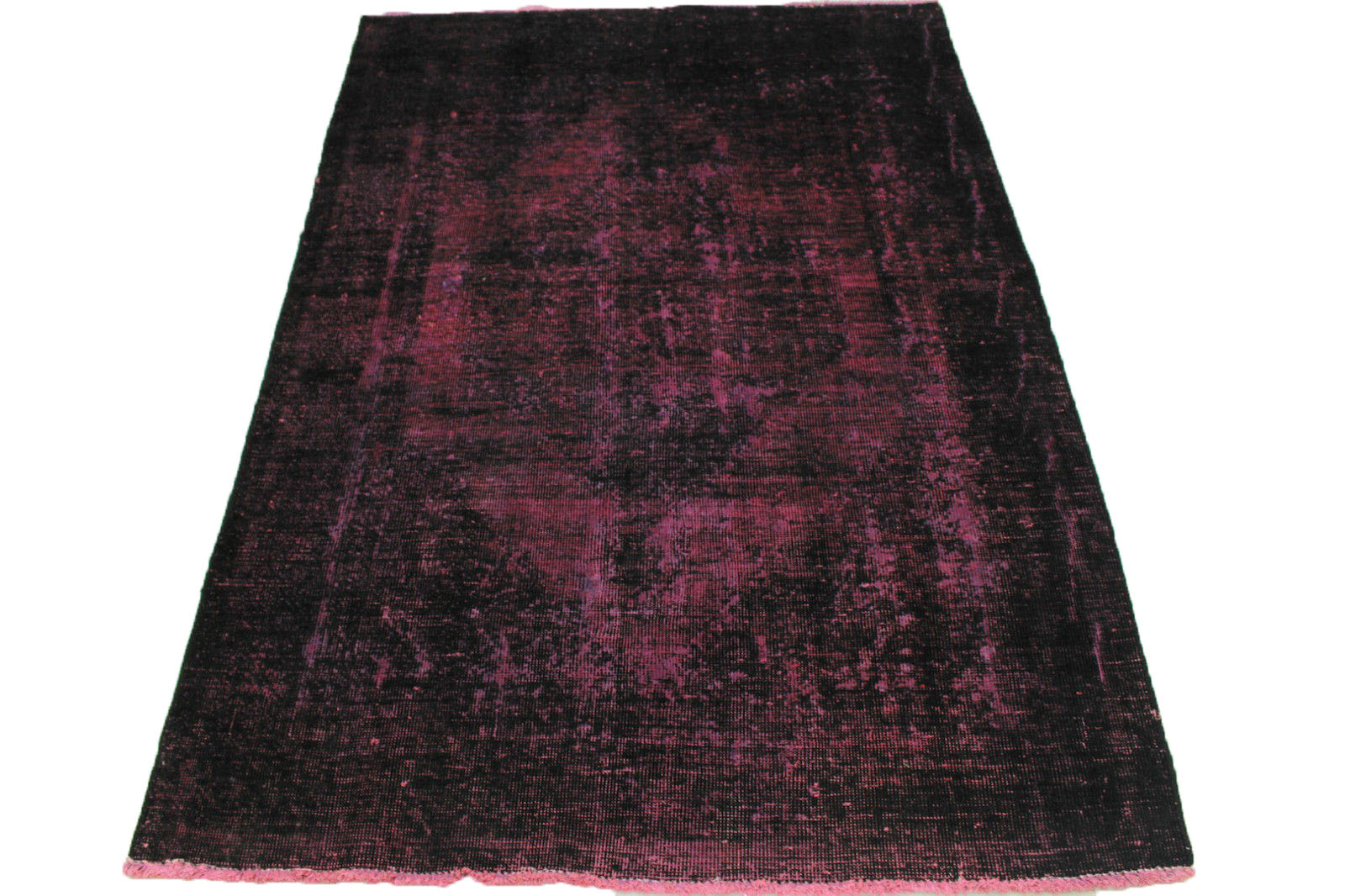 Vintage Rug Black Pink in 190x130cm (1001-2836) - carpetido.de